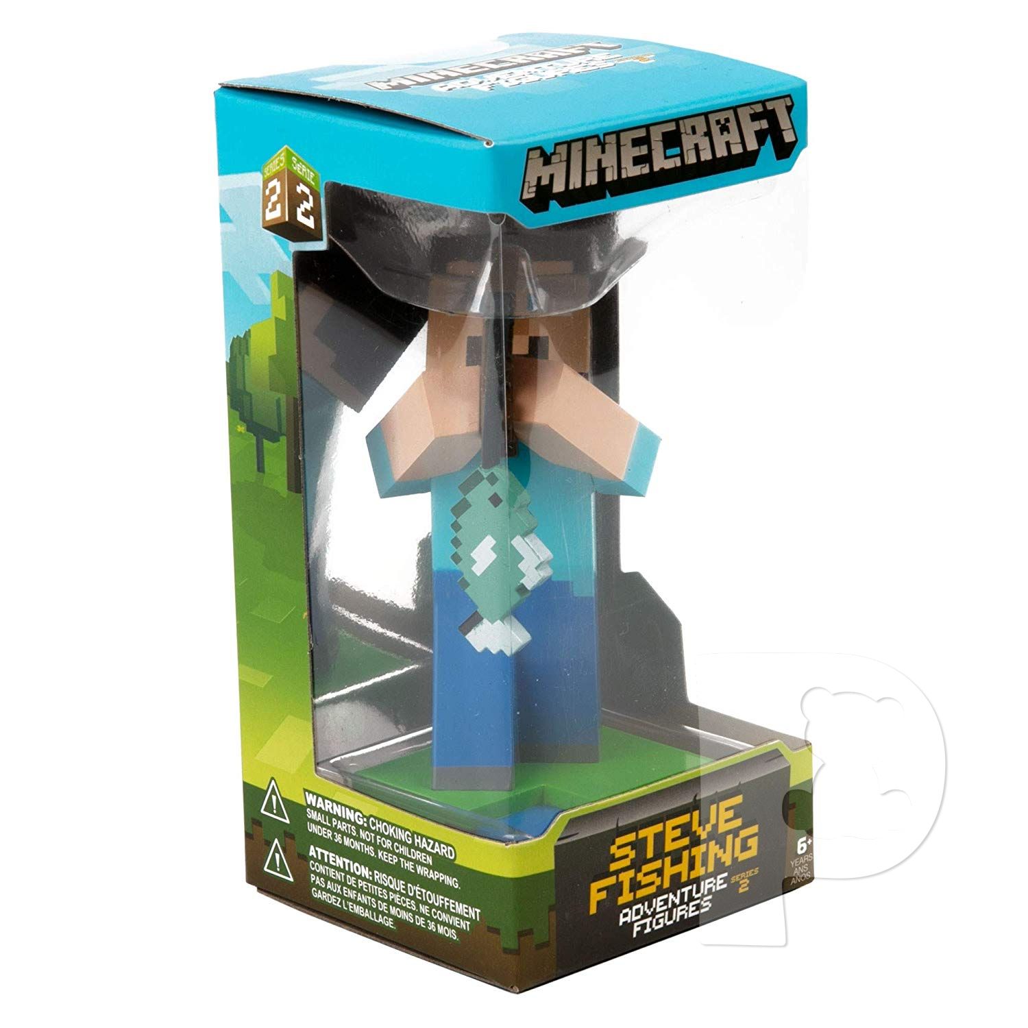 Figurka Steve Fishing v krabičce - Minecraft (10 cm) ~ Plyšákovo.eu
